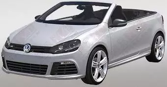 VW patented the design of the open version of Golf R