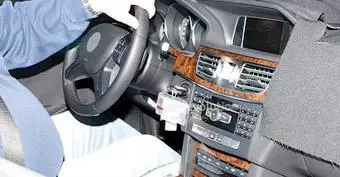 Spies showed the interior of the updated Mercedes-Benz E-Class