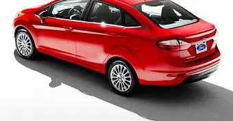 Ford updated the Fiesta sedan