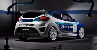 Hyundai turned Veloster to Rally Car