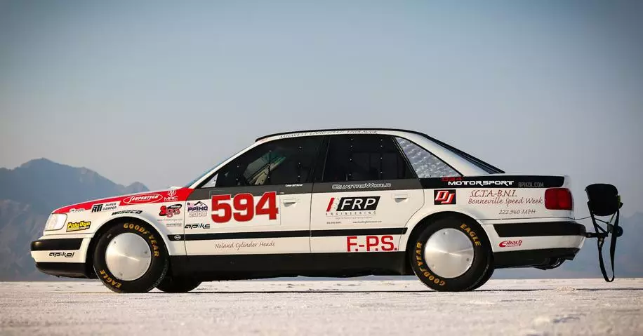 20-year-old "Audi" became the fastest sedan in the world