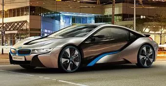 Journalists got images of a bmw serial hybrid supercar