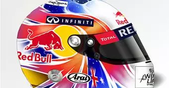 Fools from Croatia became a designer of the new helmet Mark Webber