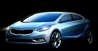 KIA has declassified the appearance of the new sedan Cerato