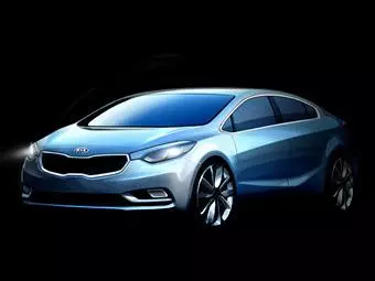 KIA has declassified the appearance of the new sedan Cerato 102607_1