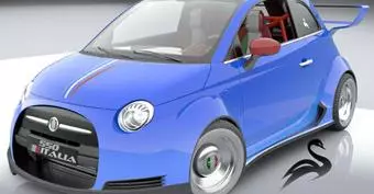 Italians added Fiat 500 engine from Ferrari 458 Italia supercar