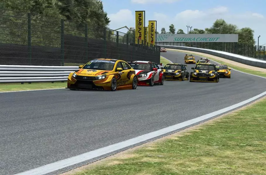 Virtual racing sa Lada Vesta: Mga resulta ng ikatlong yugto