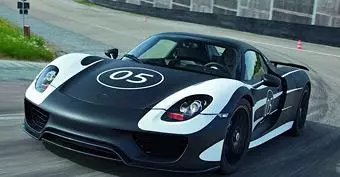 Porsche Hybrid Supercar Equipped with a full chassis