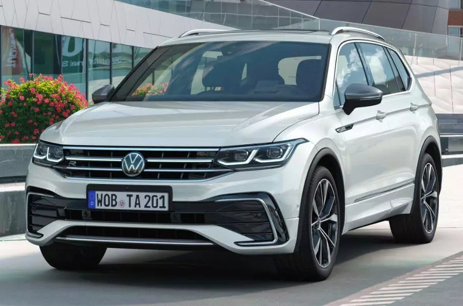 Sep Volkswagen Tiguan AllSpace ĝisdatigita ekstere kaj ene 10387_3