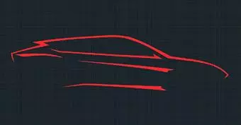 The first teaser of the SUV Lamborghini appeared