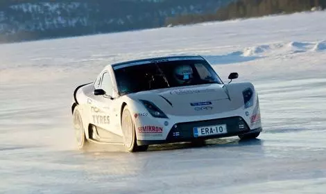 Finnish electric car installed world ice speed record 104544_2