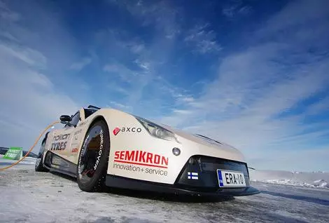 Finnish electric car installed world ice speed record 104544_3