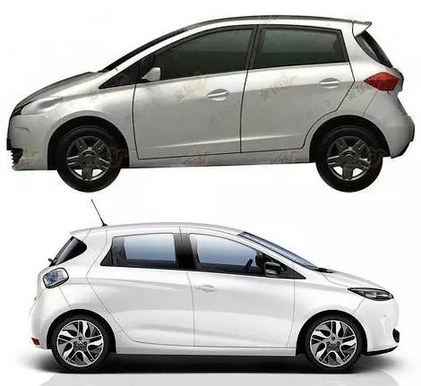 The Chinese will release the Renault Zoe electrocar clone 104694_3