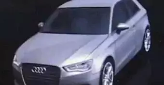 The first images of the new three-time AUDI A3 appeared