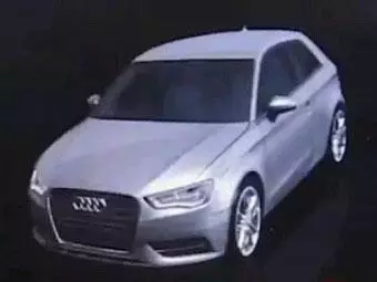 The first images of the new three-time AUDI A3 appeared 106122_1