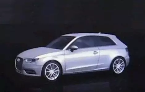 The first images of the new three-time AUDI A3 appeared 106122_2