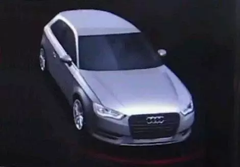 The first images of the new three-time AUDI A3 appeared 106122_3