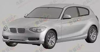 The first images of the new three-time BMW 1-Series appeared