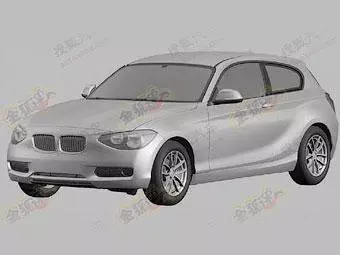 The first images of the new three-time BMW 1-Series appeared 106368_1