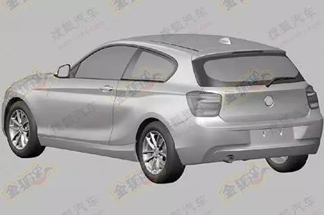 The first images of the new three-time BMW 1-Series appeared 106368_3