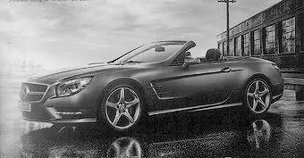 The first images of the new Mercedes-Benz SL appeared