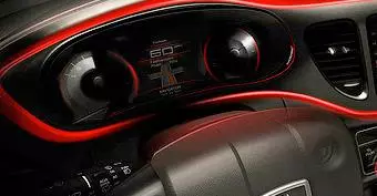 "Dodge" published images of the interior of the new sedan