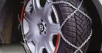 Bentley offered for its car "socks" and chains