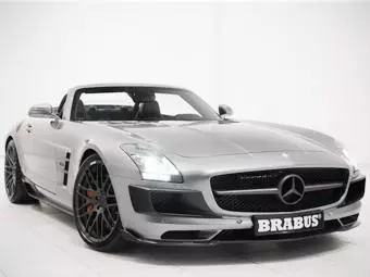 Brabus showed a 611-strong Rhodster of Mercedes-Benz SLS AMG 107291_1