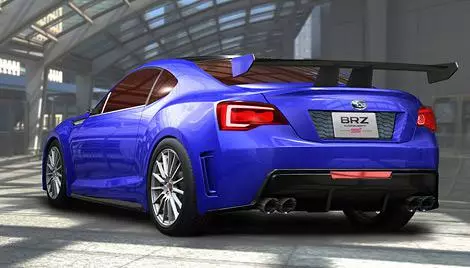 The prototype of the rear-wheel drive coupe Subaru was officially showed 108001_3