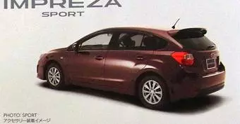 Photos of Japanese versions Subaru Impreza hit the network