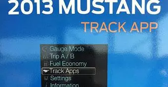 Updated Ford Mustang will show the car telemetry driver