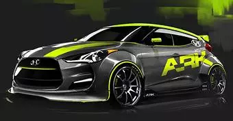 Hyundai prepared for Tuning Show Sema Extreme Version Veloster