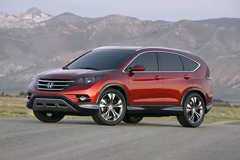 In the United States held the first public debut of the prototype of the new Honda CR-V 109184_3