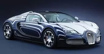 Bugatti introduced a porcelain roadster veyron