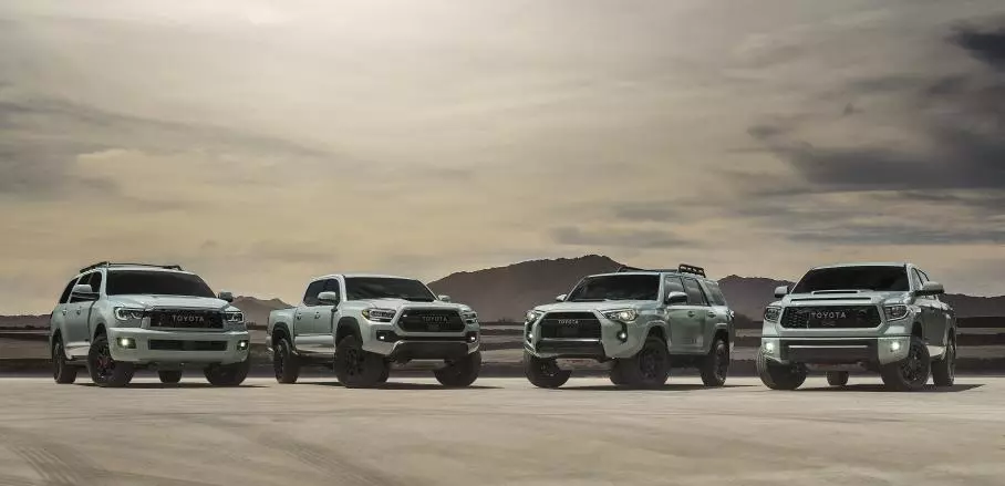 Toyota bakal nglukis 4Runner, Sequoia, Tacoma lan Tundra ing warna moonstone 15727_2