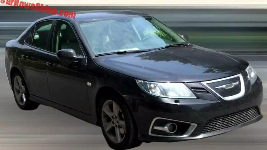 Verscheen een foto van "Reborn" Saab 9-3