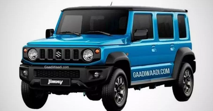 Bydd Suzuki Jimny yn hybrid "meddal" pum drws