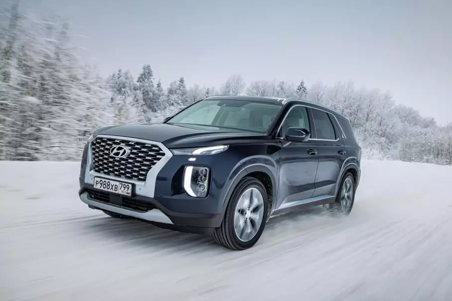 The first test of the 8-seater Hyundai Palisade 2269_10