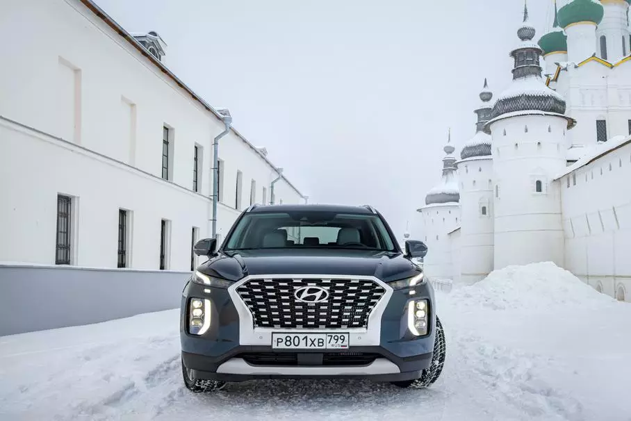 The first test of the 8-seater Hyundai Palisade 2269_11