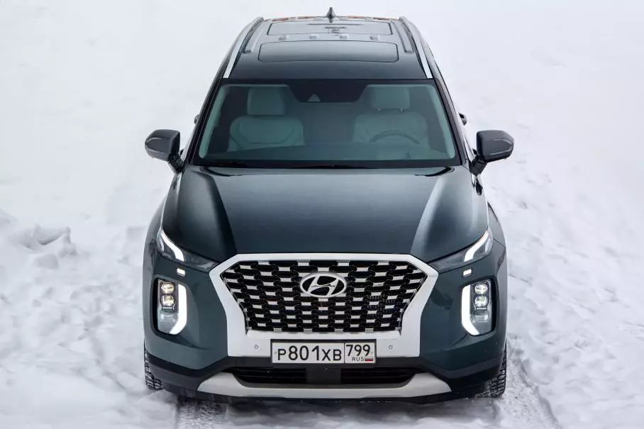 The first test of the 8-seater Hyundai Palisade 2269_4