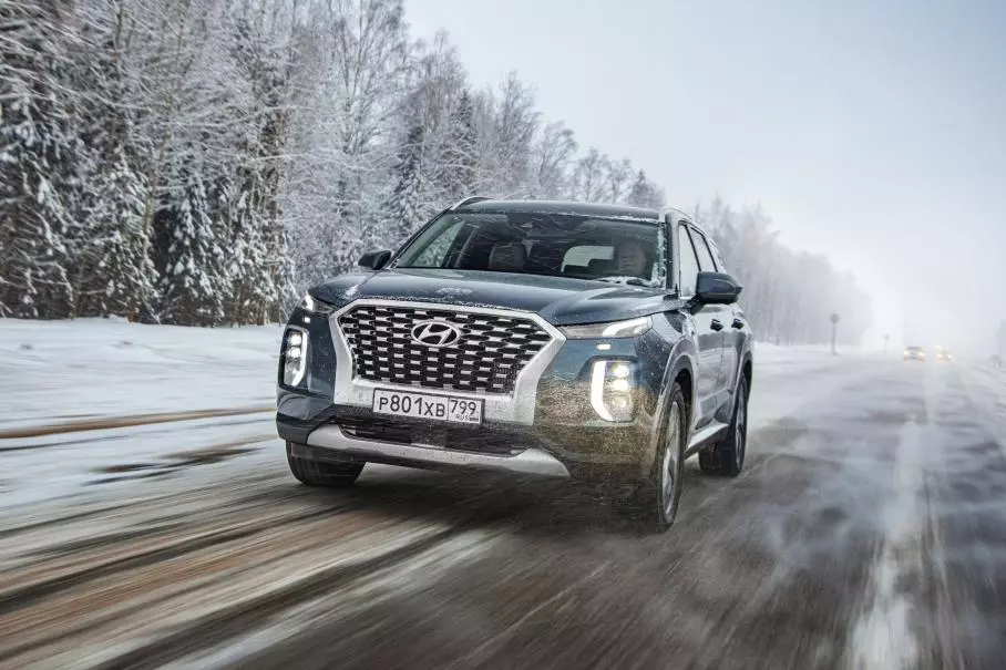 The first test of the 8-seater Hyundai Palisade 2269_9