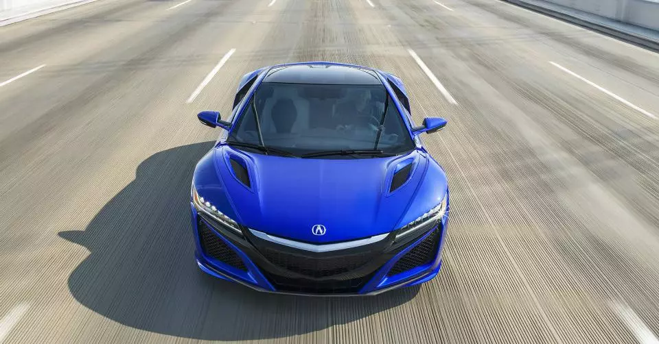 Yo te rele karakteristik final la nan Supercar Acura NSX la