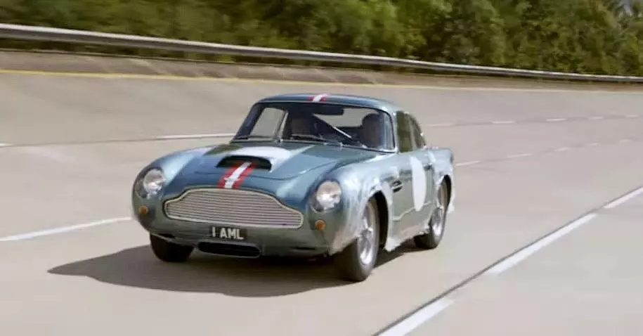 Aston Martin brought to the track a revived sports car of half a century ago