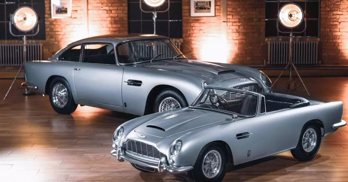 Aston Martin hat die DB5 von Kindern auf der Elektrik veröffentlicht