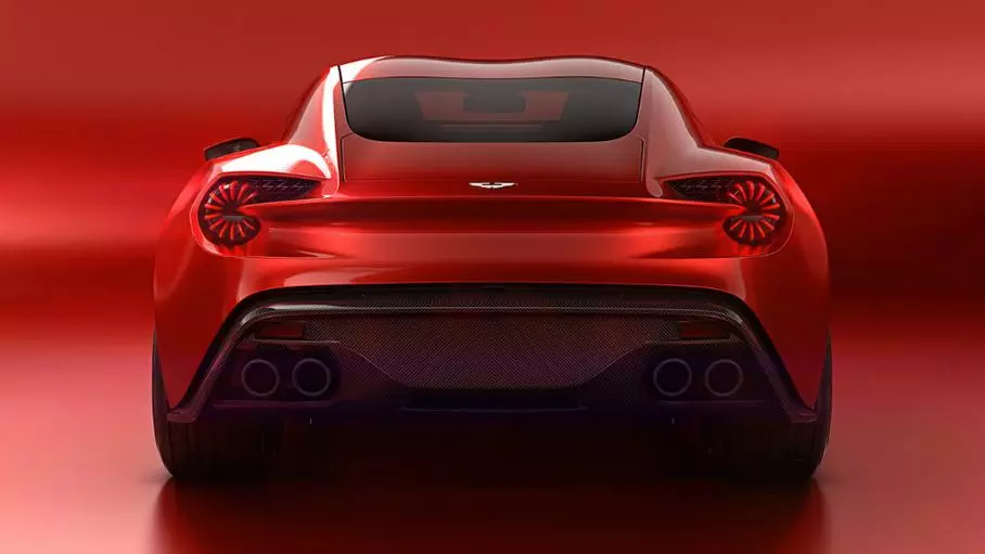 Zagato Atelier het 'n unieke Carban Aston Martin gebou 2601_4