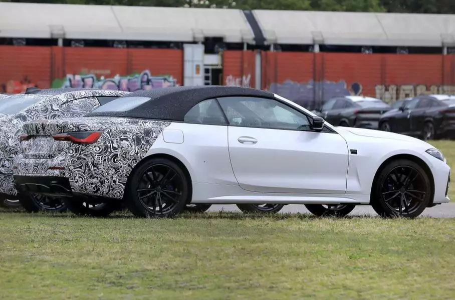 BMW 4-Series Cabriolet ilionyesha karibu bila camouflage. 26028_1