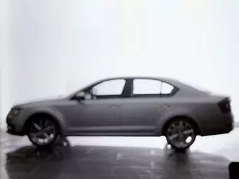 Skoda sýndi skuggamynd nýja 