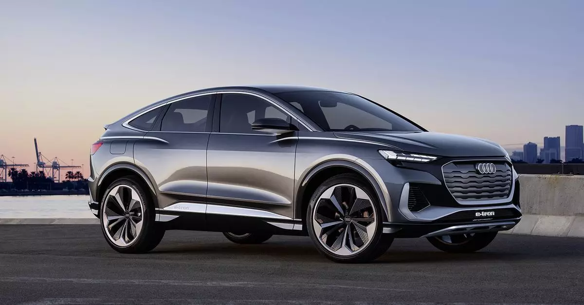 Żvelat Electric Coupe-Crossover Audi Q4 Sportback