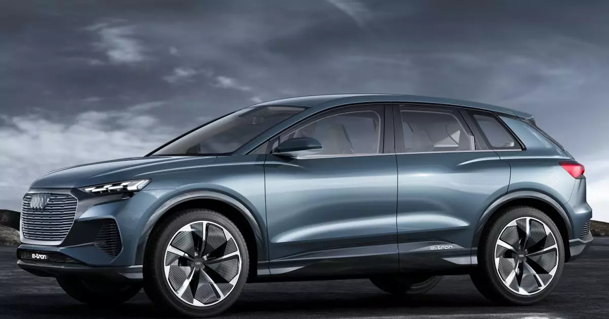 Elektrisk Audi Q4 E-TRON: Serie vid 2020