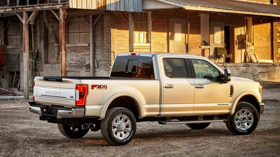 Pickups ford flagship tem um corpo de alumínio 28127_2